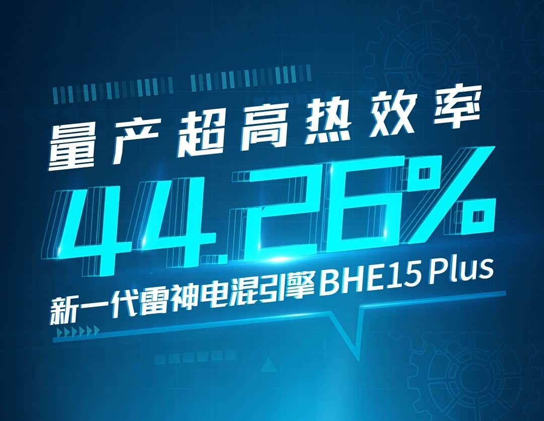 【文章】热效率达44.26% 吉利雷神电混引擎BHE15 Plus交付 这些车型将受益_车家号_汽车之家