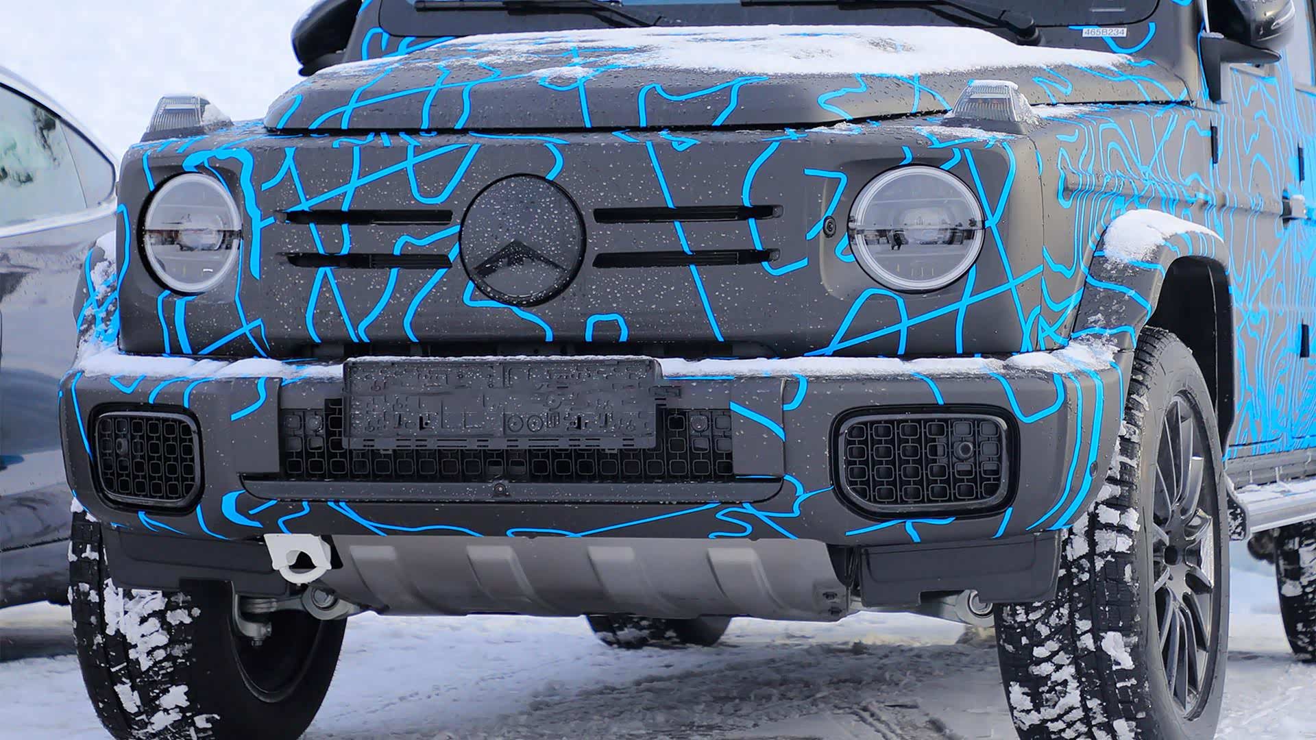 【文章】奔驰EQG冬季测试谍照曝光，或明年推出与仰望U8一起原地转圈圈_车家号_汽车之家