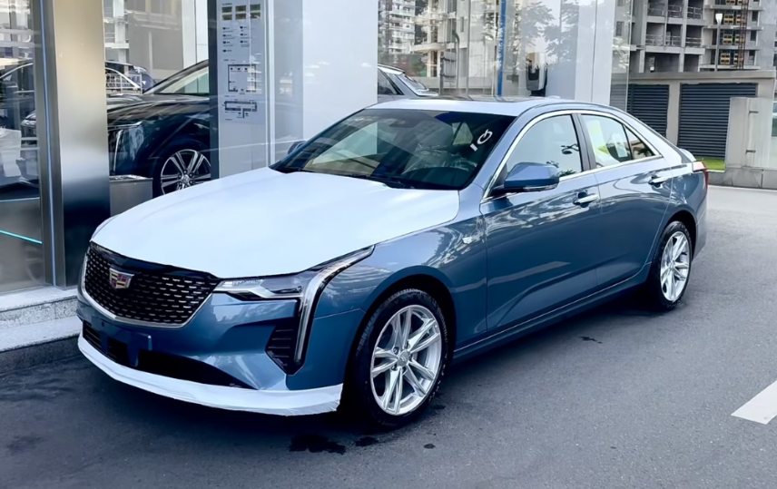 【文章】2023款凯迪拉克CT4到店，星际蓝涂装显时尚，1.5T动力输出强劲_车家号_汽车之家
