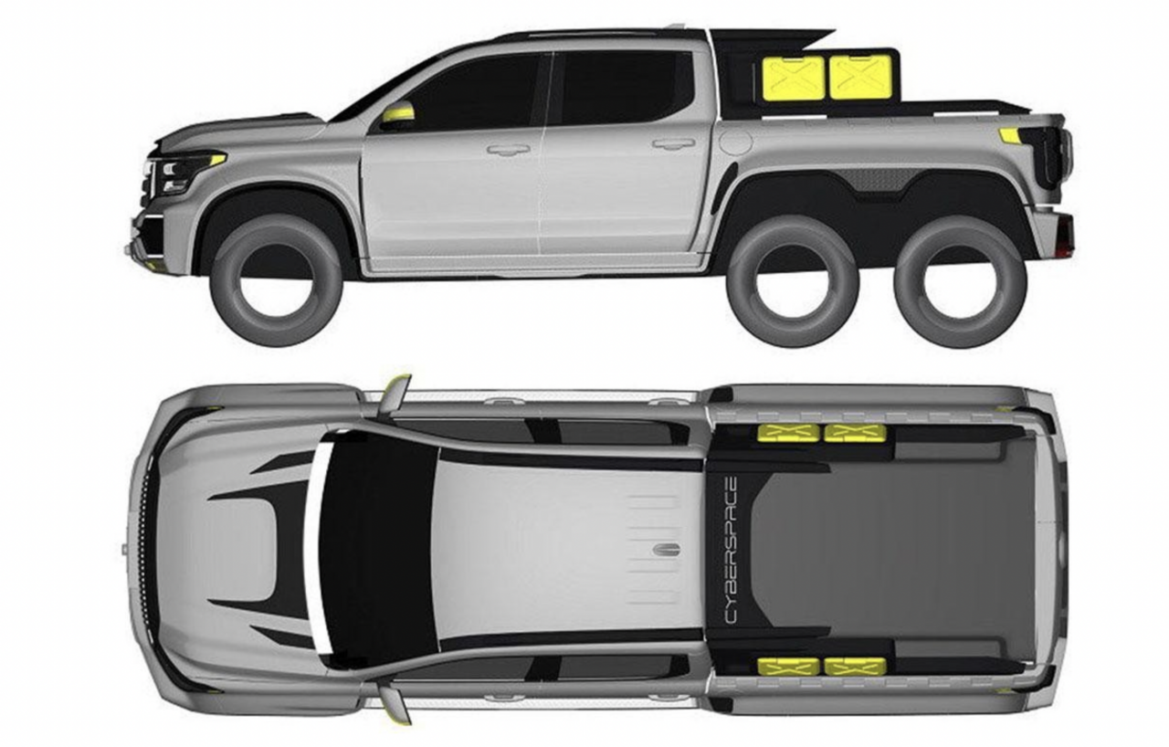 【文章】长城炮6x6曝光：国产越野皮卡 对开式尾门！或搭3.0T+9AT_车家号_汽车之家