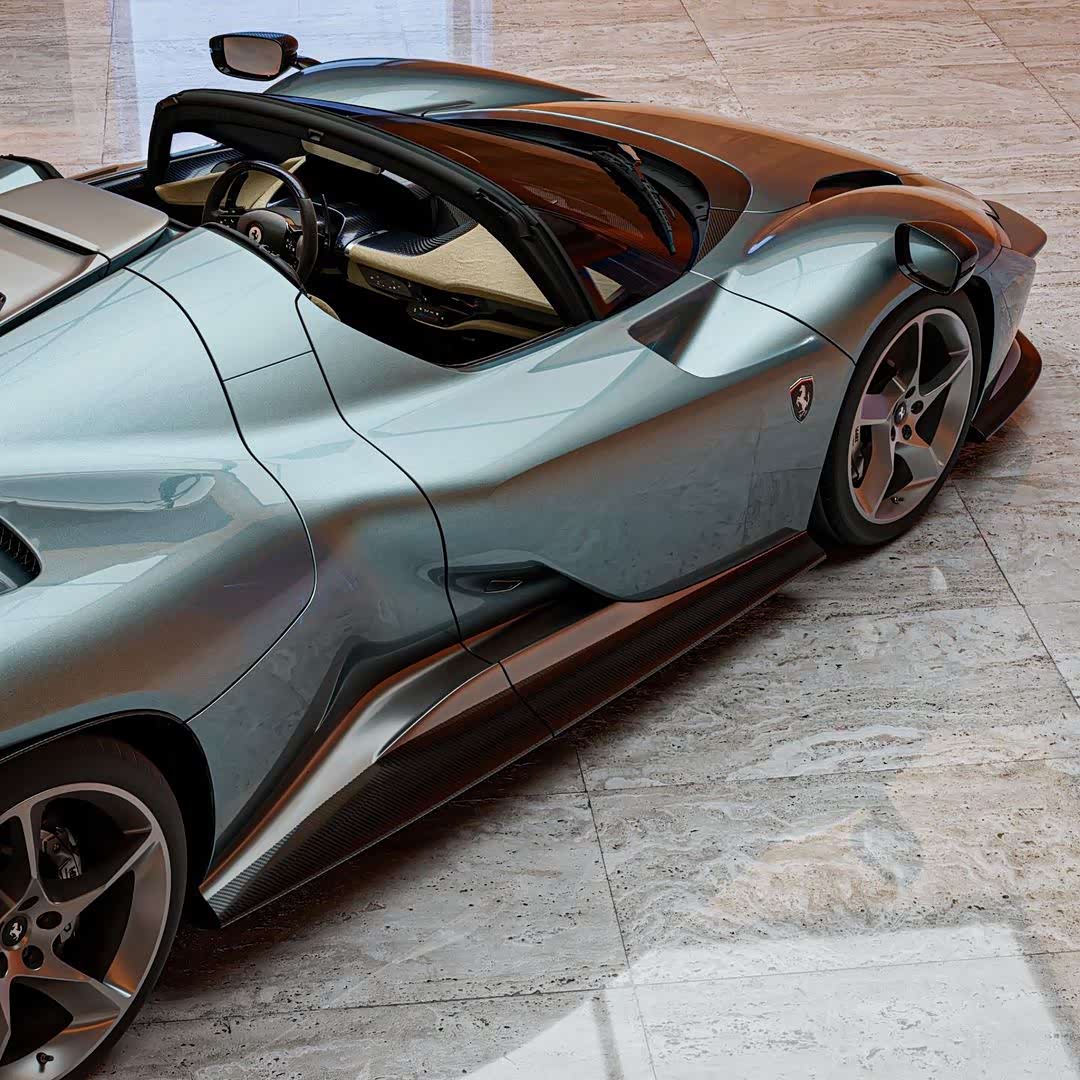 解析全新法拉利Daytona SP3 搭载V12发动机 风格偏向复古_车家号_发现车生活_汽车之家