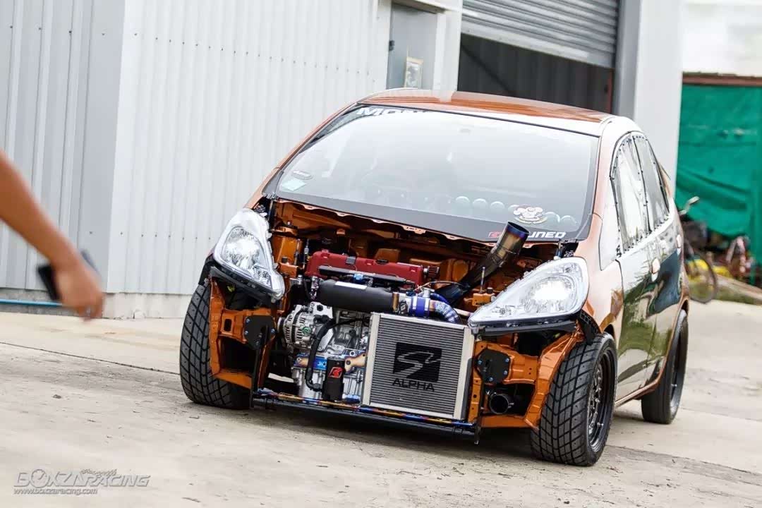 【文章】4万多块买辆飞度，移植K20神机，第二代飞度爆改案例_车家号_汽车之家