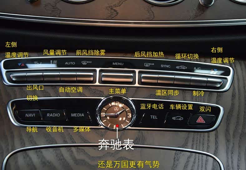 【文章】奔驰E300L功能简介（图解）_车家号_汽车之家