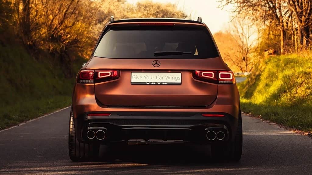 梅赛德斯-AMG GLB 35改装版！全新定制车身颜色，车身高度降低_车家号_发现车生活_汽车之家