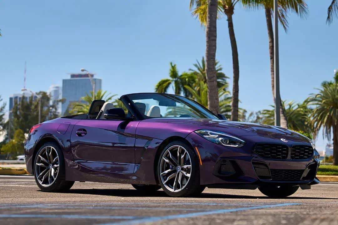 【文章】实拍闪电紫宝马新Z4，这是你的梦中情车吗？_车家号_汽车之家