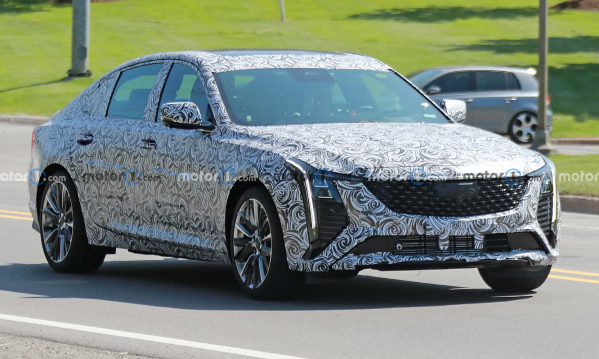 新鲜出炉，CT5中期改款谍照曝光，前脸更像CT4_车家号_发现车生活_汽车之家