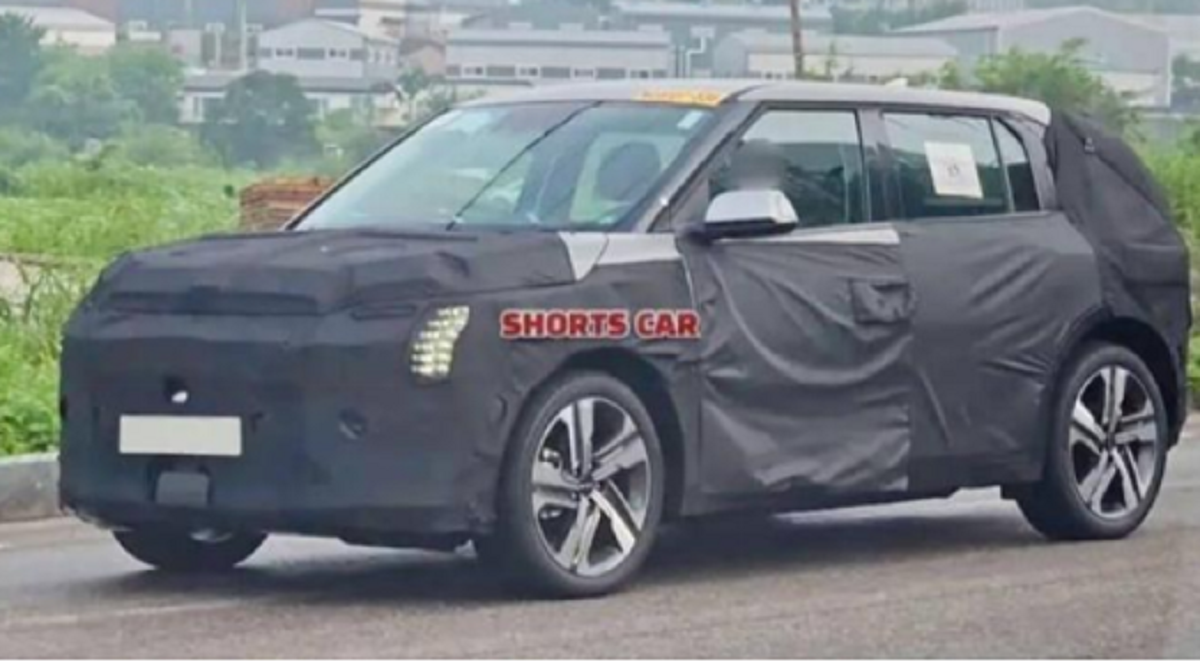 纯电小型SUV,起亚EV4测试谍照曝光_车家号_发现车生活_汽车之家