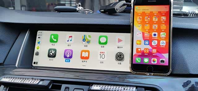 老款宝马5系实现carplay车载手机互联_车家号_发现车生活_汽车之家