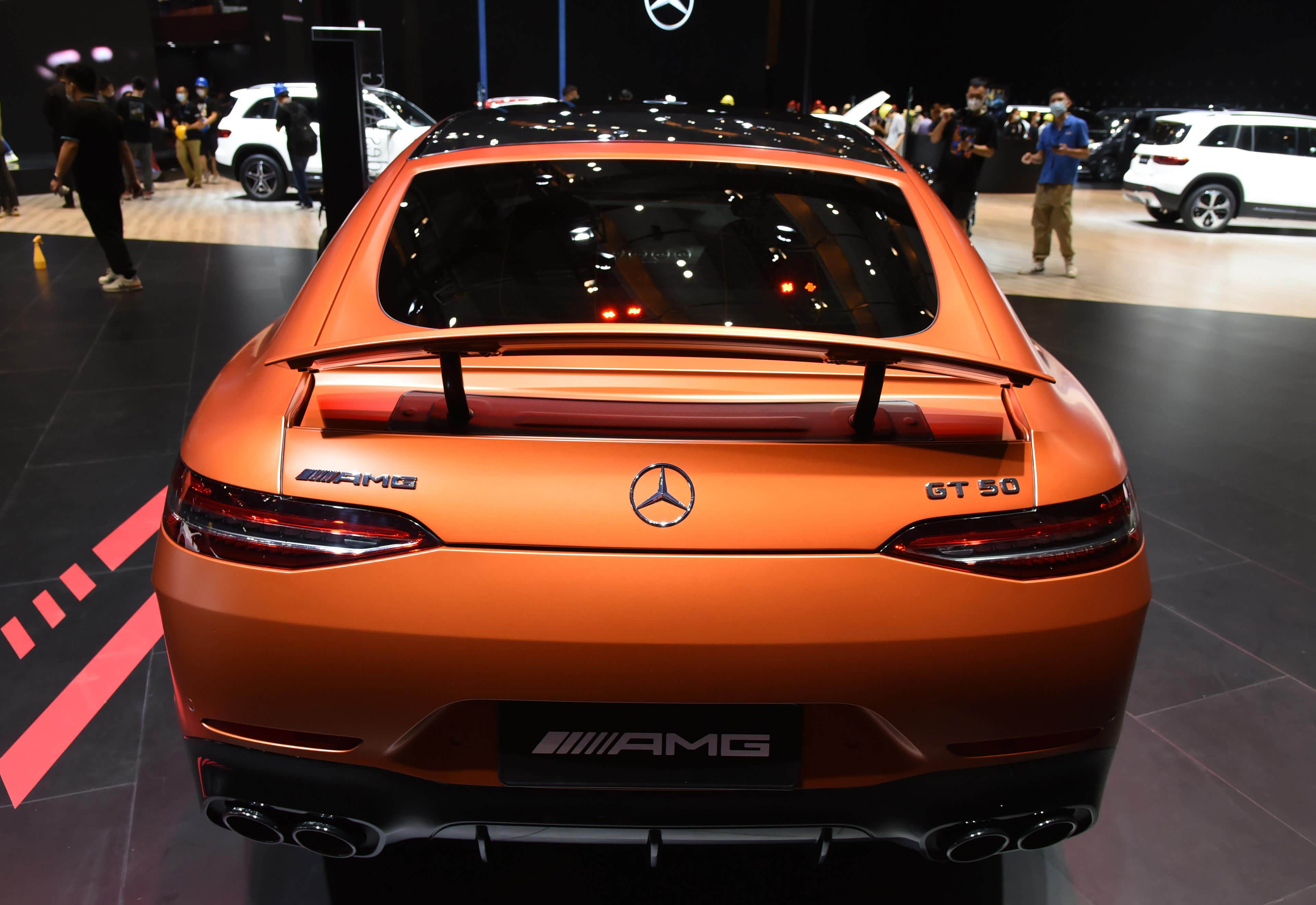 #2022粤港澳大湾区车展# 奔驰AMG GT 50特别版实车亮相_车家号_发现车生活_汽车之家
