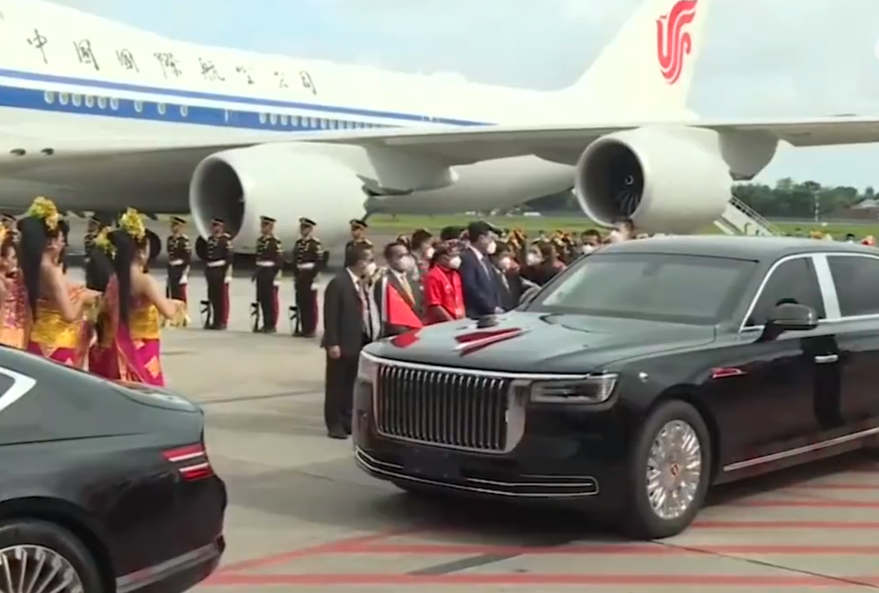 印尼G20峰会座驾：捷尼赛思气场不错，但被国产红旗N701盖住了_车家号_发现车生活_汽车之家