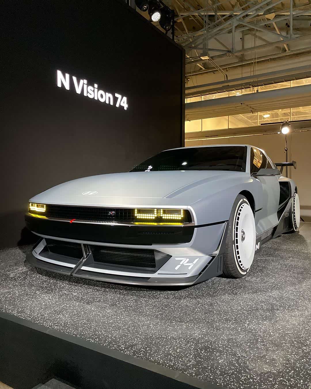 复古的线条 赛车化的设计 全新现代N Vision 74_车家号_发现车生活_汽车之家