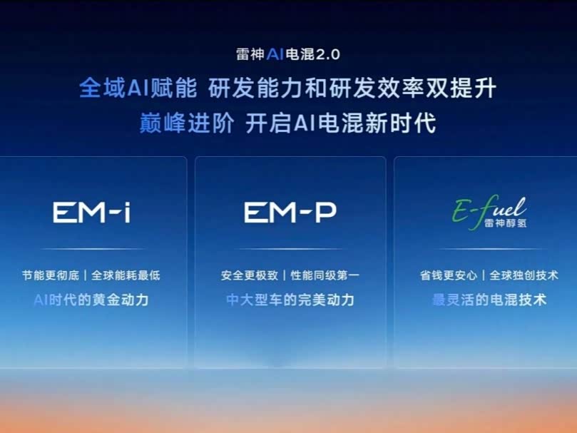 实测百公里馈电油耗2.49L 星睿AI云动力2.0赋能雷神AI电混2.0发布_车家号_发现车生活_汽车之家