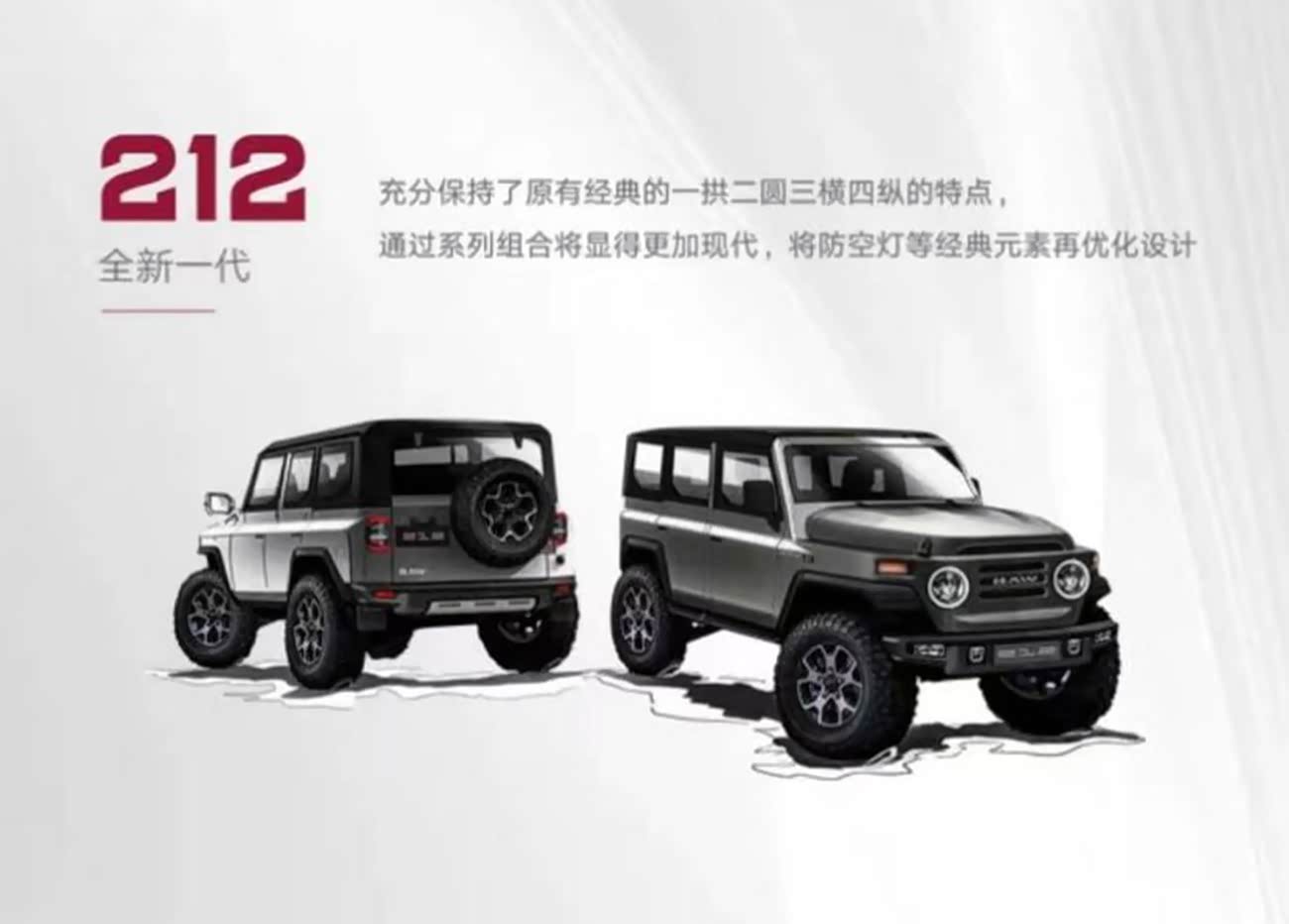 新款北京212曝光，经典外观设计，背挂式备胎，侧开式后尾门_车家号_发现车生活_汽车之家