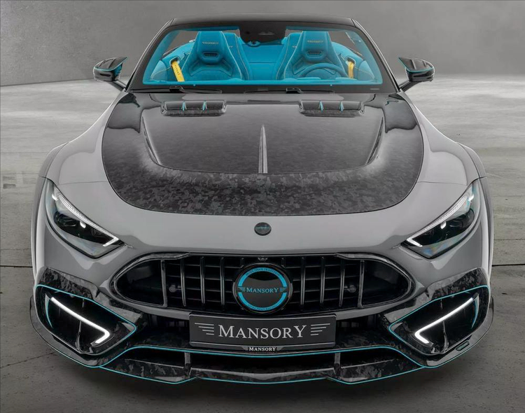 Mansory改装奔驰AMG SL63敞篷跑车！采用大胆配色方案，马力850PS_车家号_发现车生活_汽车之家