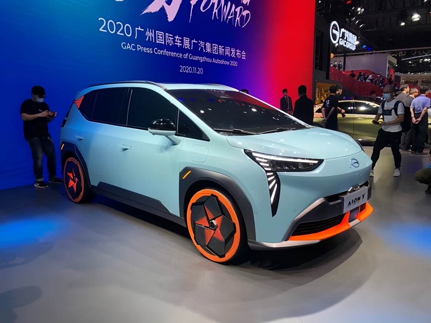 「广州车展」可爱的“未来战士”，广汽埃安Aion Y首发_车家号_发现车生活_汽车之家