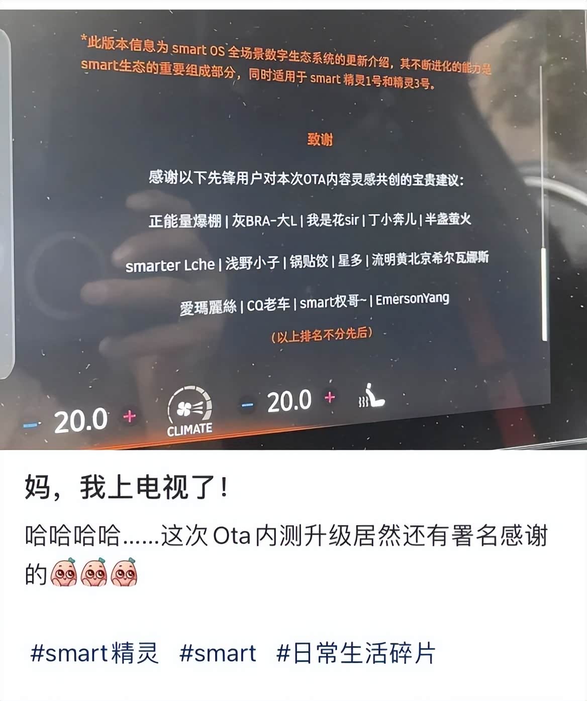 smart新一轮OTA升级再来，新增多项功能，但我看上了这只欧洲野兔_车家号_发现车生活_汽车之家