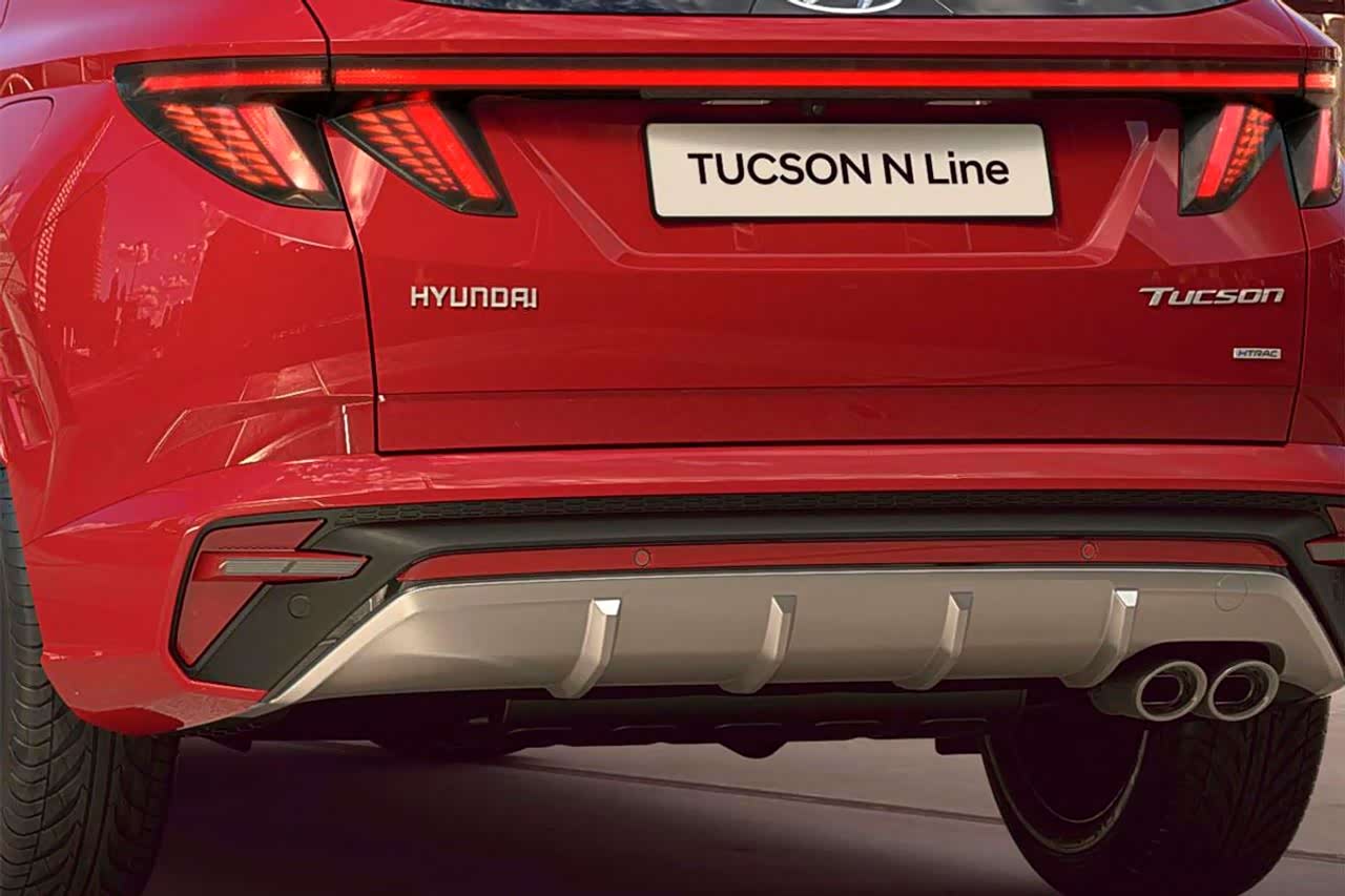 红色涂装+运动套件 曝现代Tucson周年特别版官图_车家号_发现车生活_汽车之家