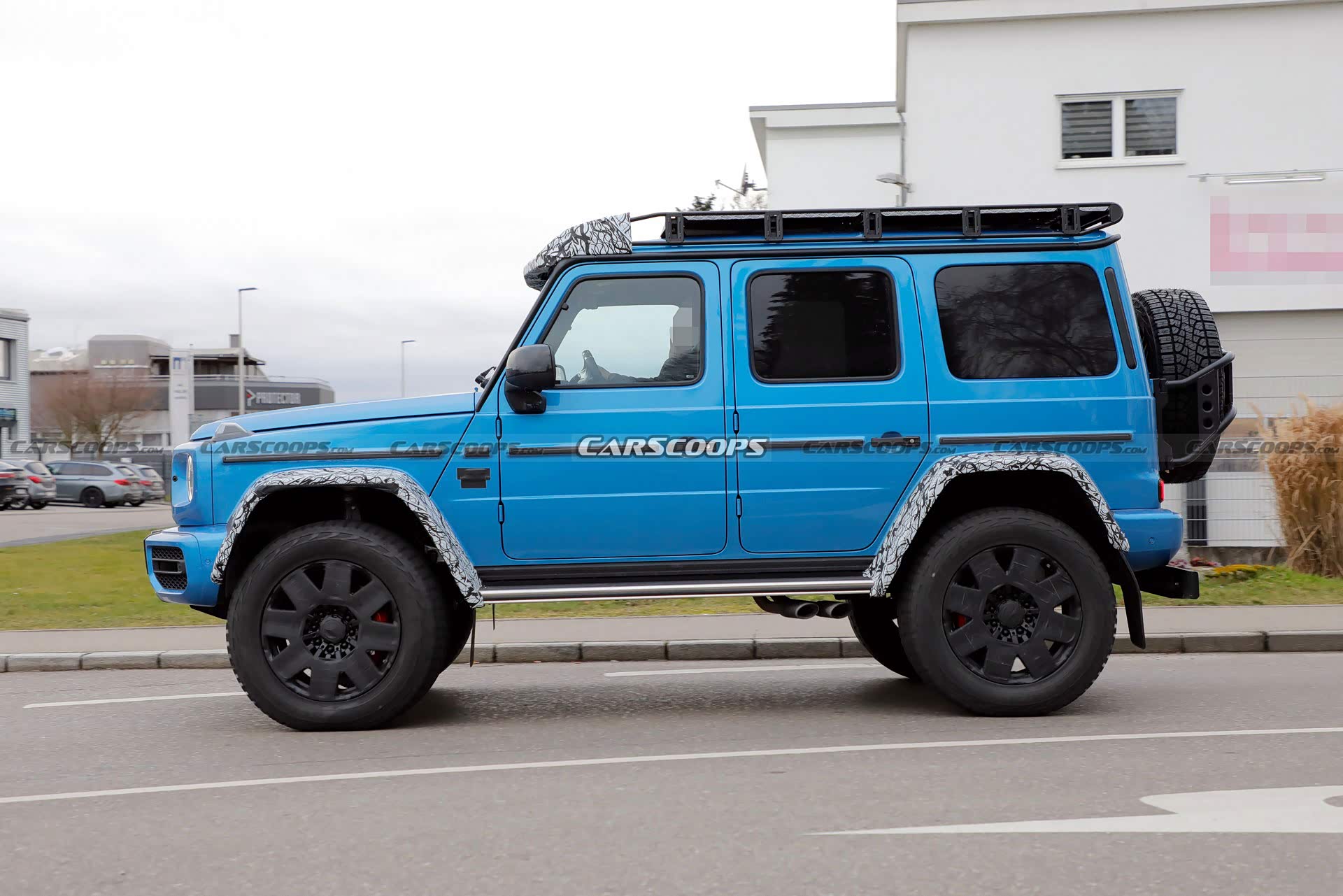 配4.0T V8发动机！梅赛德斯AMG奔驰G63 4×4海外谍照曝光_车家号_发现车生活_汽车之家