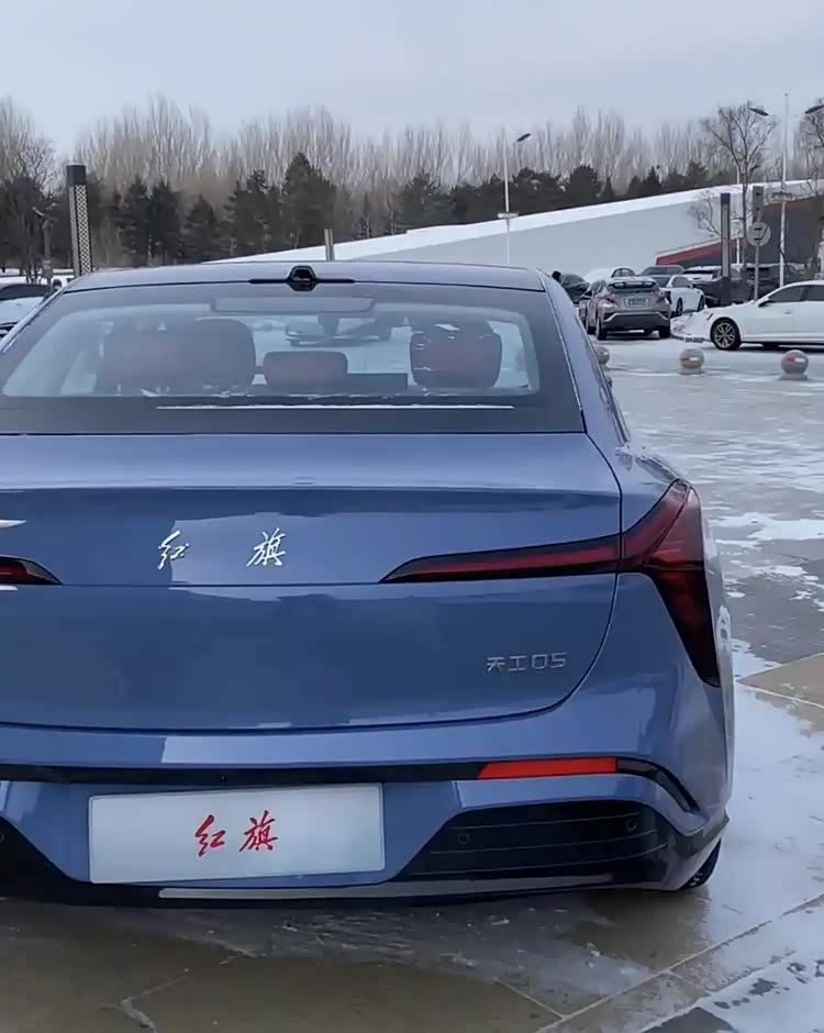 红旗天工05实车亮相！4.8米长，比Model 3还大，286马力续航750km_车家号_发现车生活_汽车之家