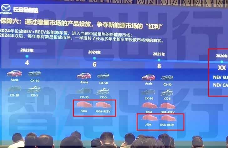 【文章】马自达发布新车预告图，代号名叫“J90A”，长安EPA混动平台打造_车家号_汽车之家