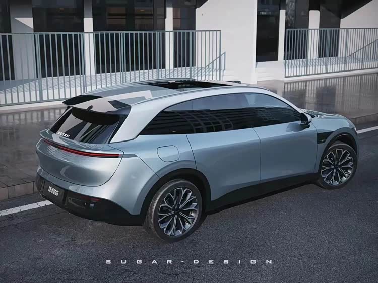 中大型纯电SUV新选择！极氪CX1E谍照大量曝光，预计年内正式发布_车家号_发现车生活_汽车之家