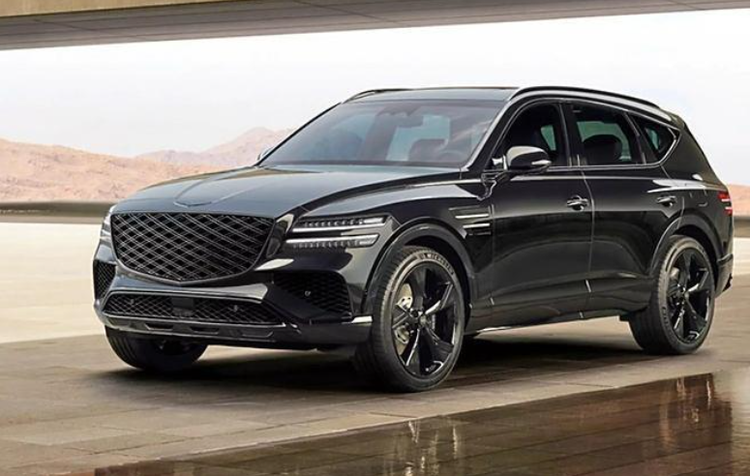 捷尼赛思GV80 Black亮相，升级22寸轮毂，搭载3.5T +48V轻混动力_车家号_发现车生活_汽车之家