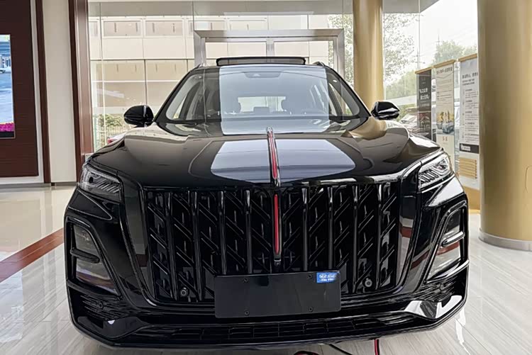 红旗HS5玄影版新款到店，炫酷“黑武士”设计，2.0T+爱信8AT引擎_车家号_发现车生活_汽车之家