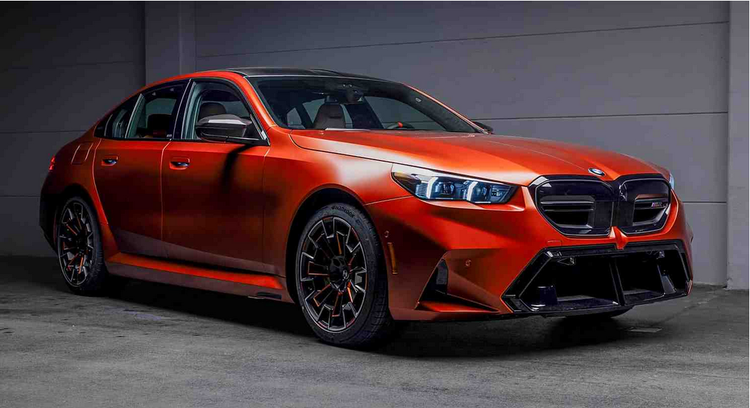 全新一代宝马M5专属冰冻橙涂装官图曝光_车家号_发现车生活_汽车之家