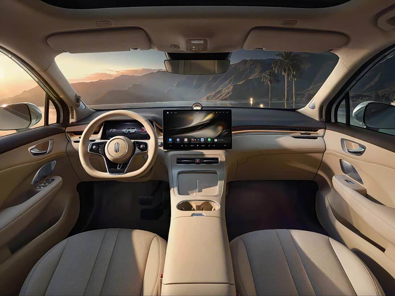 8月25日开启预订，20万元级中型SUV，尚界H5内饰官图_车家号_发现车生活_汽车之家