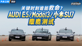 关键时刻谁能救命？奥迪E5/Model3/小米SU7麋鹿测试_视频_汽车之家