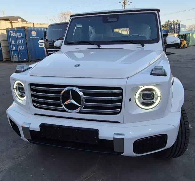 【图】25款奔驰G450d柴油版白色现车159万_奔驰G级论坛_汽车之家论坛