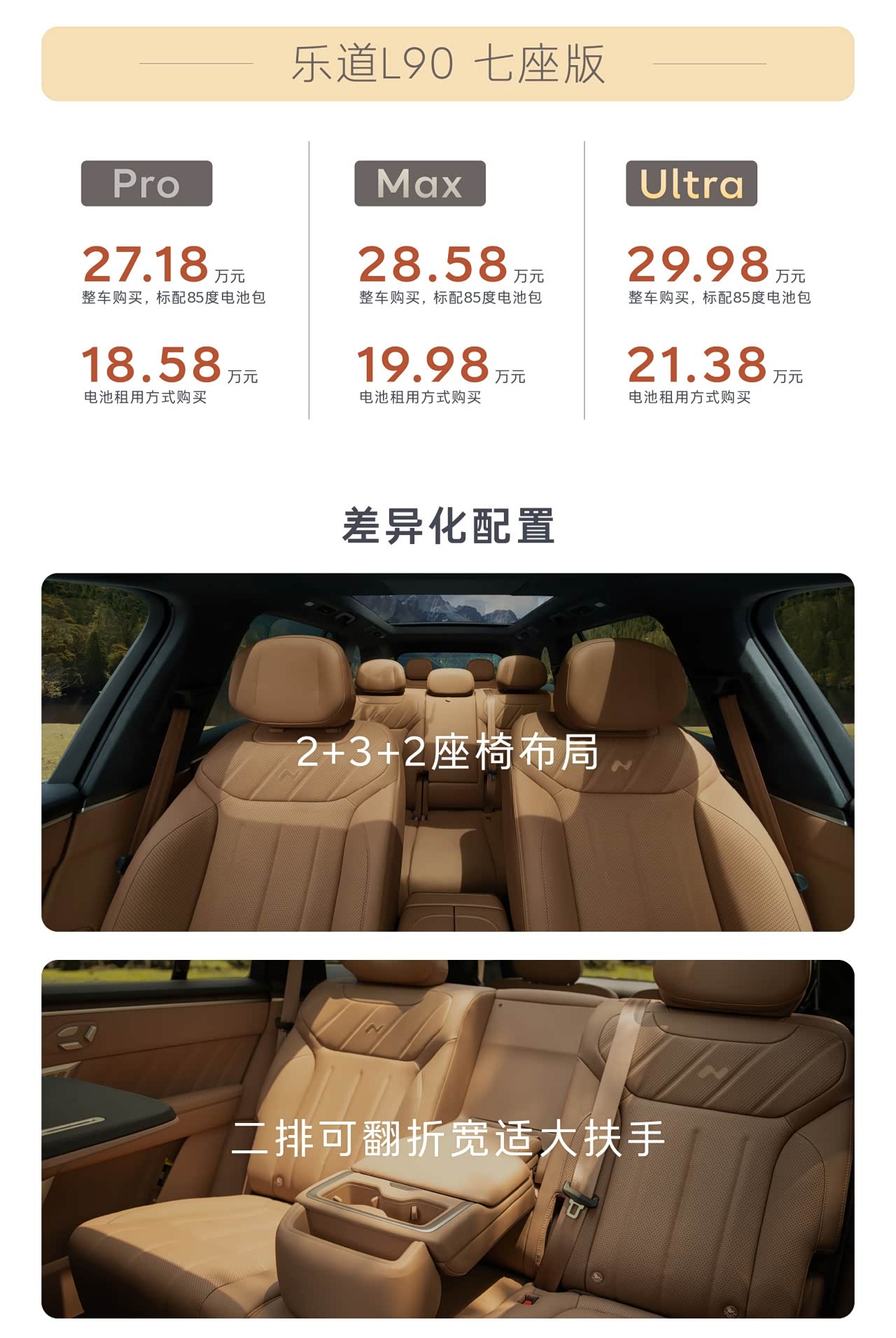 乐道L90是现在6/7座纯电SUV的最优选了吧？_车家号_发现车生活_汽车之家