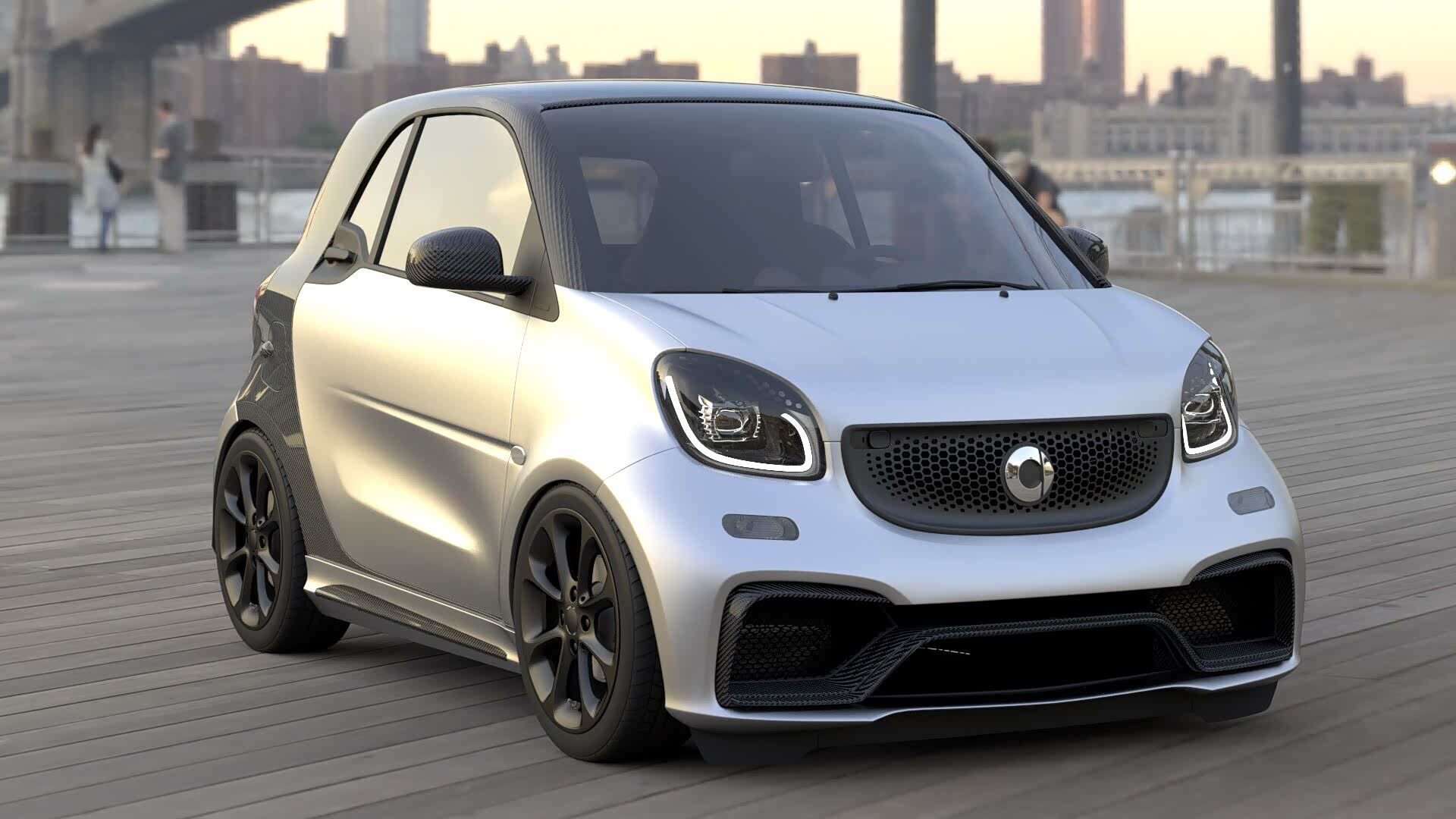 绿意黯然的盛夏光景，国内最完整超高颜值smart453换装套件全记录_车家号_发现车生活_汽车之家