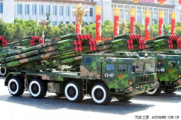 解放军火力输出的重拳PHL03轮式火箭炮_车家号_发现车生活_汽车之家